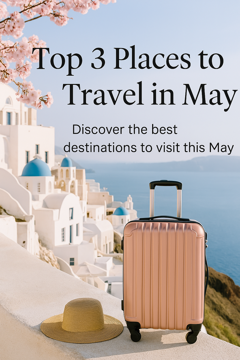 Top 3 Travel Destinations to Visit in May 2025 – LIVE x MAINTAIN