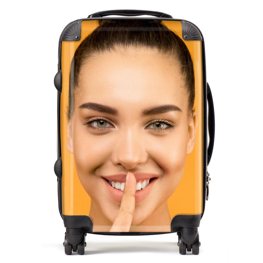 Personalised Upload Your Face Photo Suitcase - LIVE x MAINTAIN