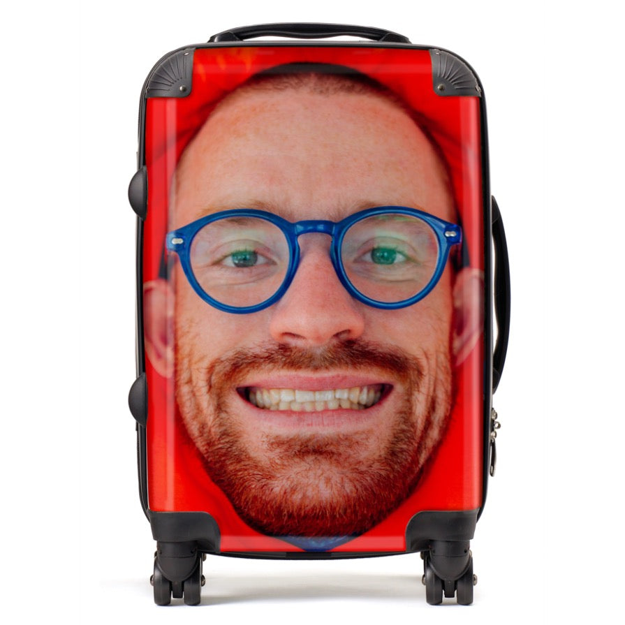 Personalised Upload Your Face Photo Suitcase - LIVE x MAINTAIN